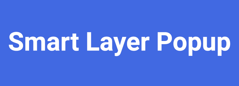 GitHub - FE-jw/SmartPop: Smart Layer Popup Plugin